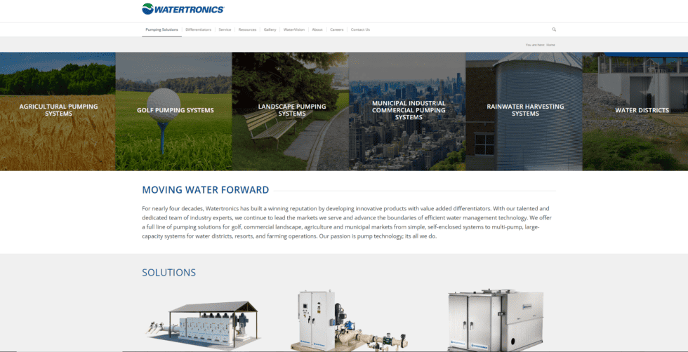 WATERTRONICS: New Watertronics.com Website | American Society of ...